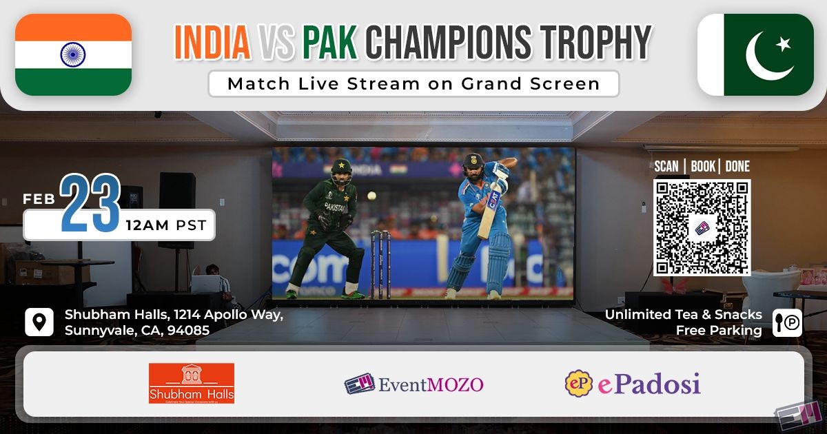 India Vs Pak champions Trophy Match Live Stream on Grand Screen