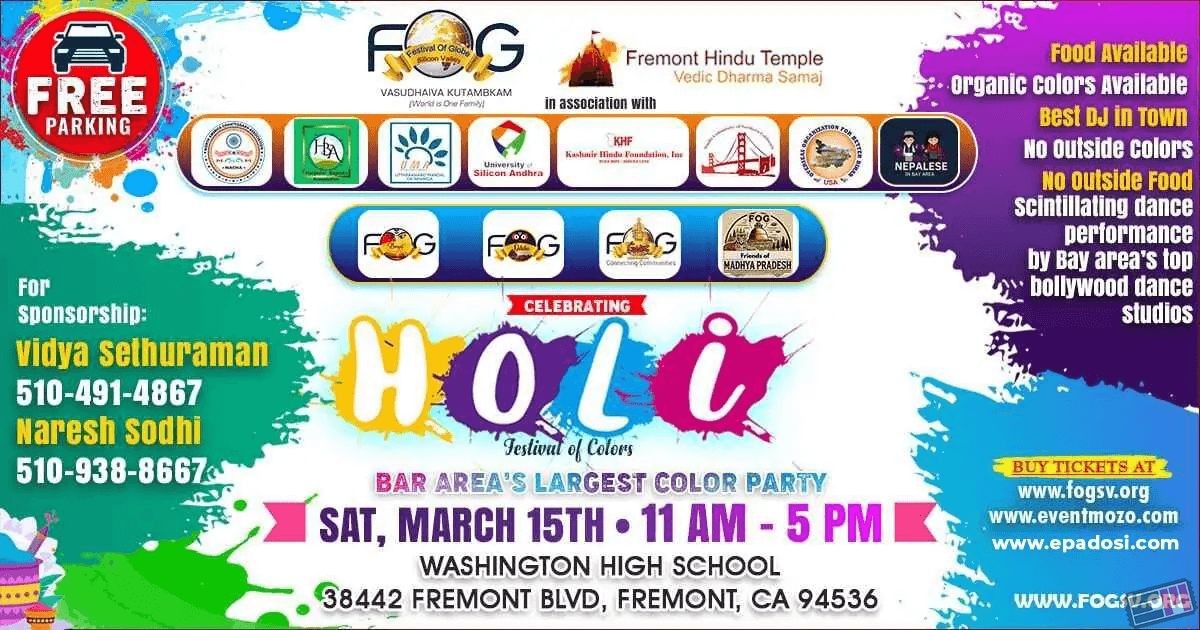 FOG Holi - Festival of Colors