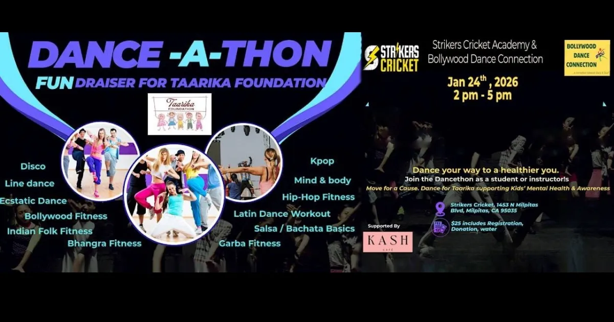 DANCE-A-THON, Fundraiser for Taarika Foundation